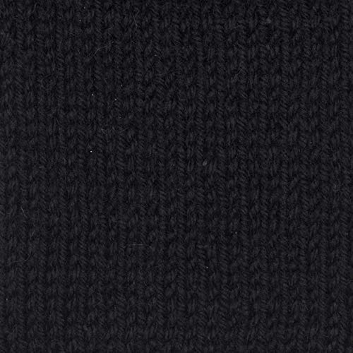 Patons Classic Wool DK Superwash Yarn - Gauge 3 Light - 100% Wool - (3-Pack) - Black - for Crochet, Knitting, and Crafting