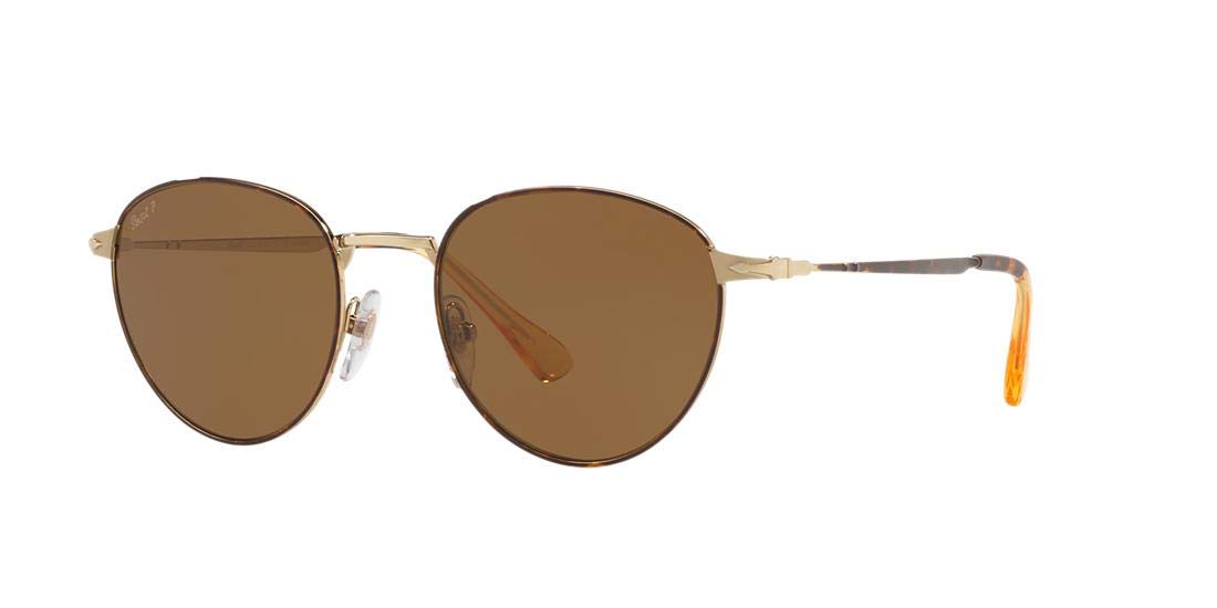Persol PO2445S - 107557 Sunglasses HAVANA GOLD w/ BROWN POLAR Lens 52mm