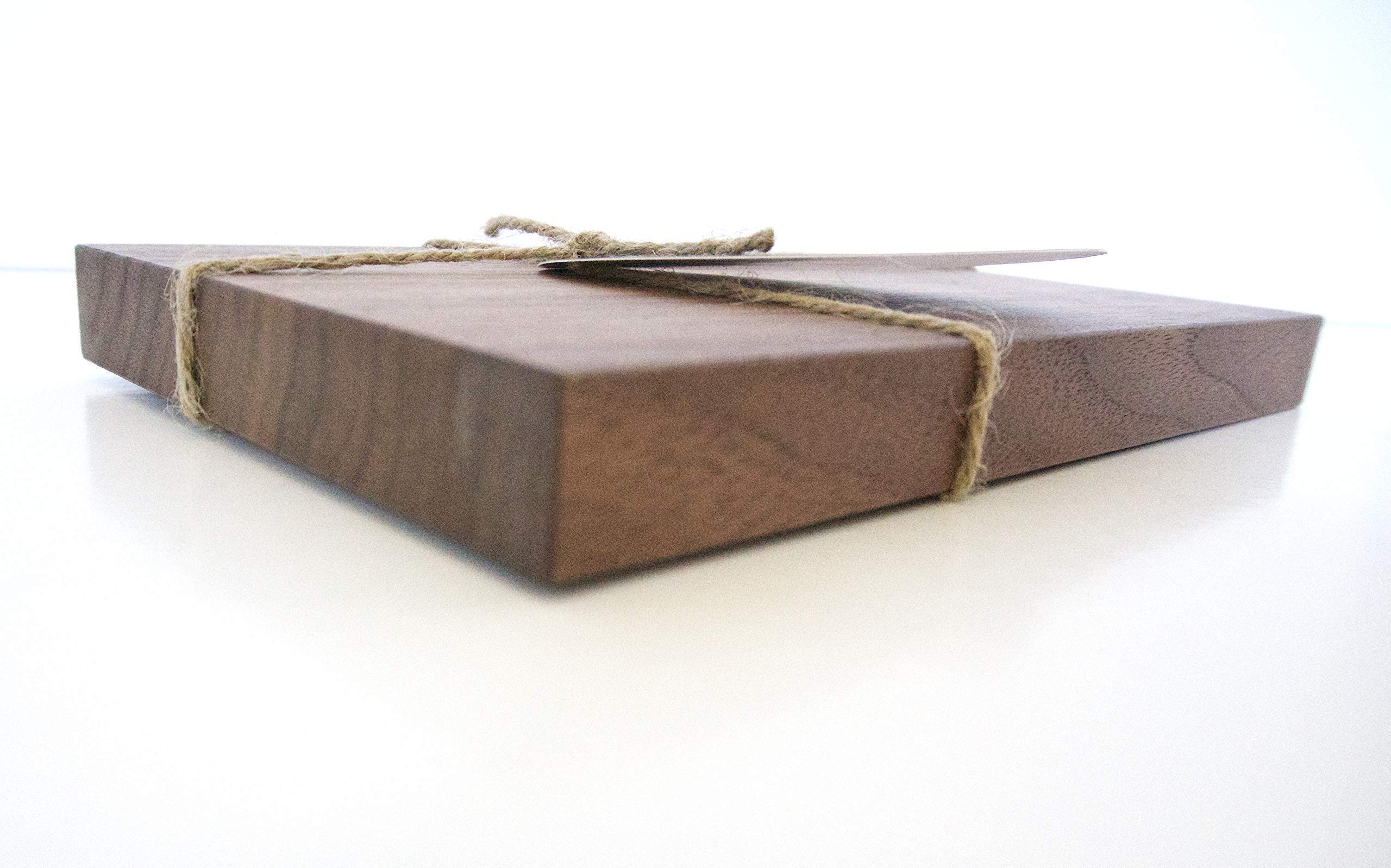 Walnut Solid Wood Cutting Board. Premium. Luxury Style. Handcrafted in Chicago. Butcher Block Style. Made in USA. Oiled & Ready for Use! 8"x5"x3/4"