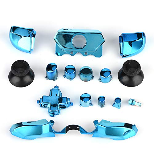 One Controller Button Set,Replacement RB LB RT LT Trigger Buttons Mod Kit for One with 3.5mm Jack Set,18 Controller Colorful Buttons Set ABXY Dpad Triggers Full Buttons Set
