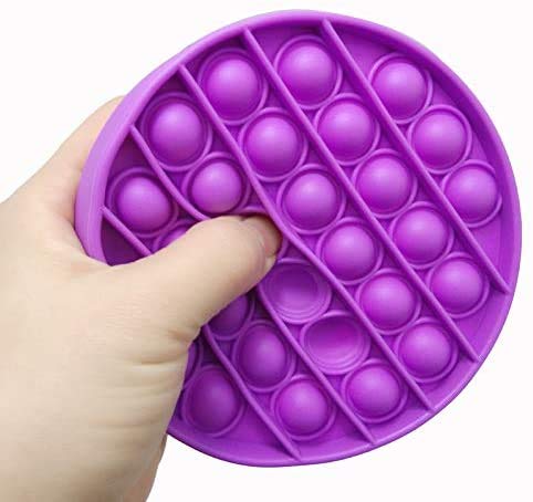 Push Pop Bubble Fidget Sensory Toy, Bubble Pop, Special Needs Anxiety Stress Reliever for Autism, Silicone Stress Reliever Toy, Squeeze Sensory Toy for Kids, Family