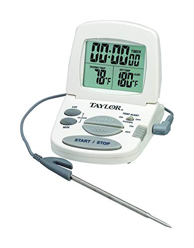Taylor Classic Digital Oven Thermometer Meat 32 Deg F To 392 Deg F 4ft.