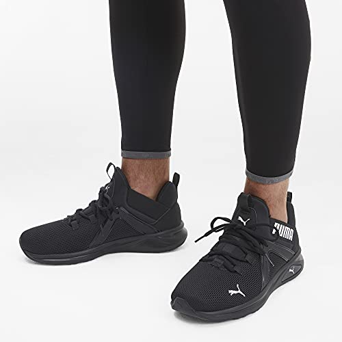 PUMA Mens Enzo 2 Revamp Cross Trainer, PUMA Mens black-PUMA Mens white, 11