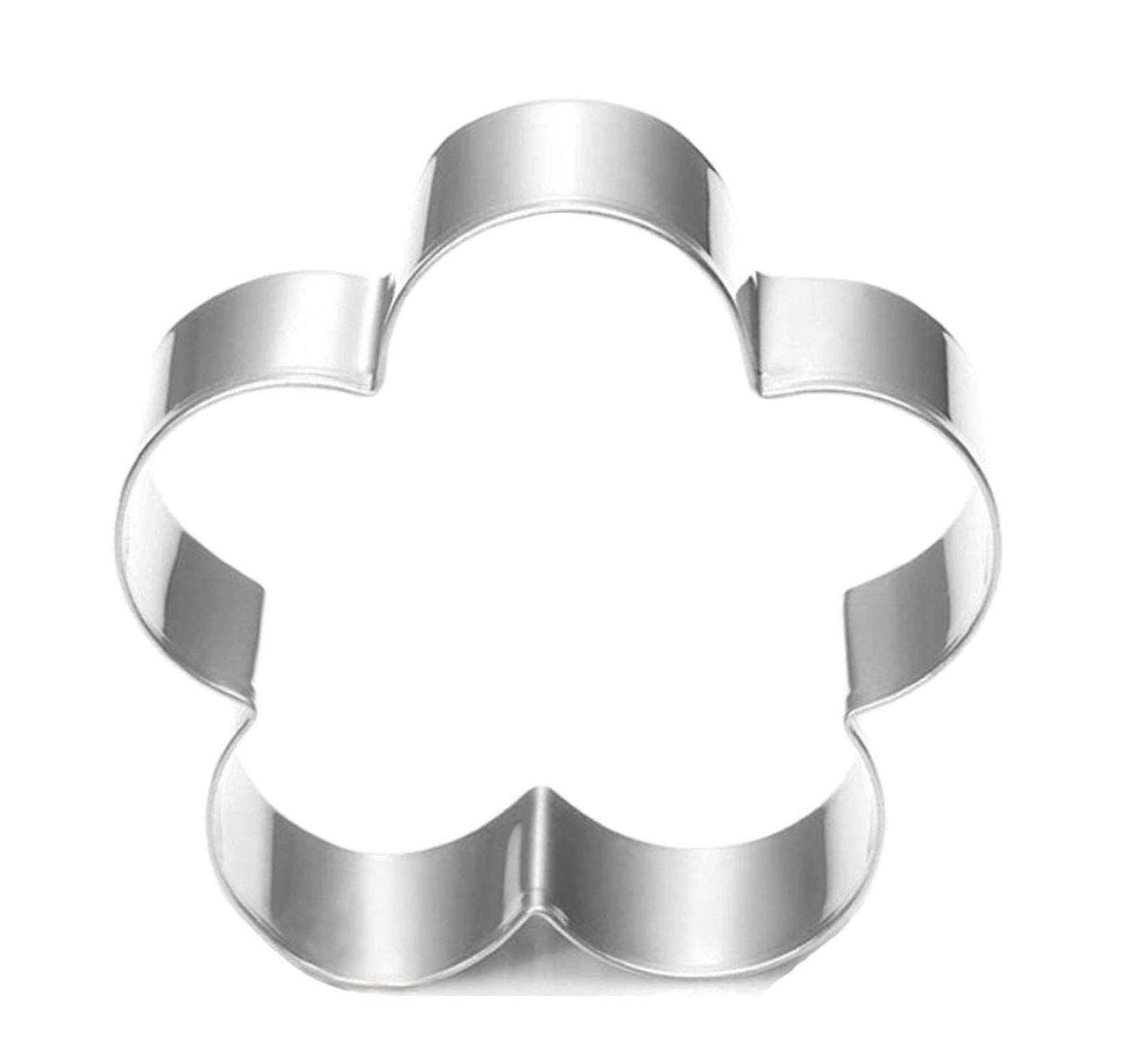 WJSYSHOP Plum Blossom Flower Cookie Cutter Stainless Steel