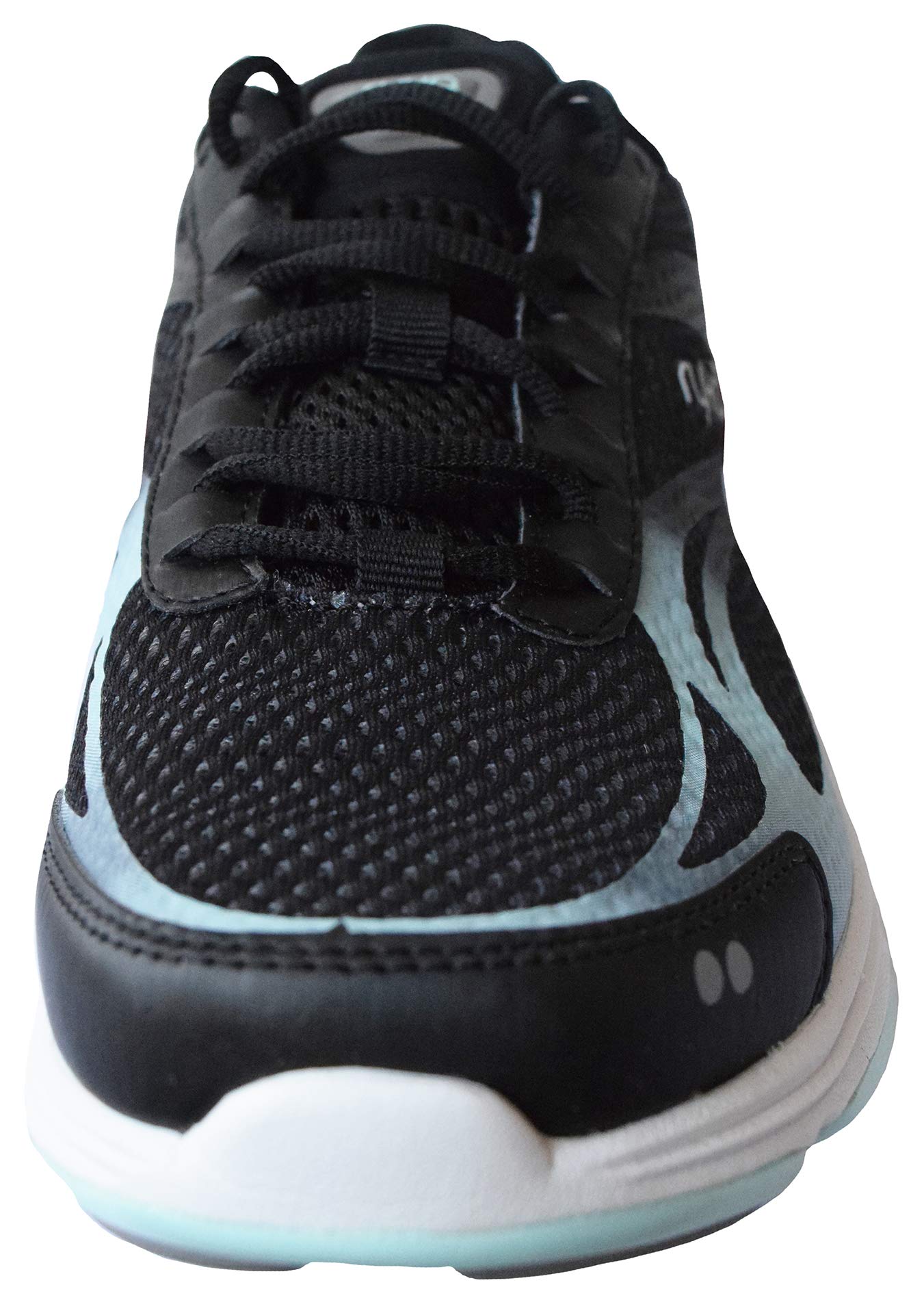 Ryka Women's Devotion Plus 2 Black/Mint Walking Shoe 6 W