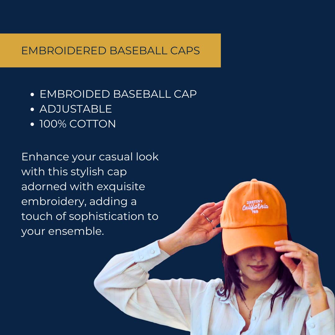 ZENDEU Adjustable Baseball Caps - Unisex Baseball Caps for Men and Women - Embroidery Cotton Baseball caps Black