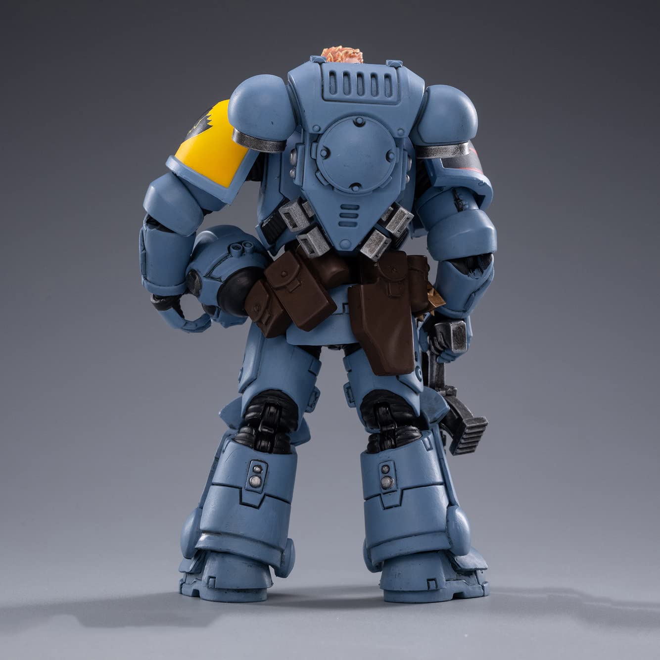 Pipigirl JoyToy × Warhammer Genuine License 1/18 Soldier Action Figures, 4inch Army Military Extreme Warrior Models Kits(Space Wolves Ragnar Blackmane)