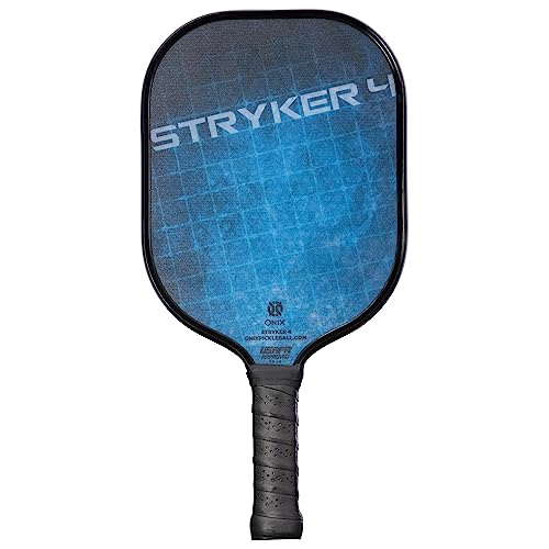 Onix Composite Stryker 4 Pickleball Every Level Oversized Paddle Shape– Blue