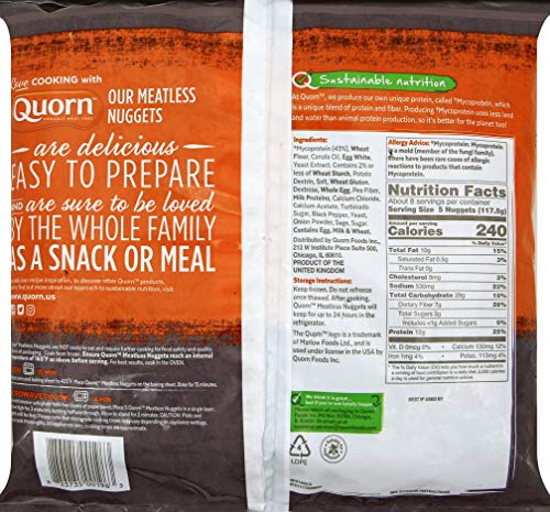 Quorn Foods Meatless Nuggets, Vegetarian, Frozen, 32 oz