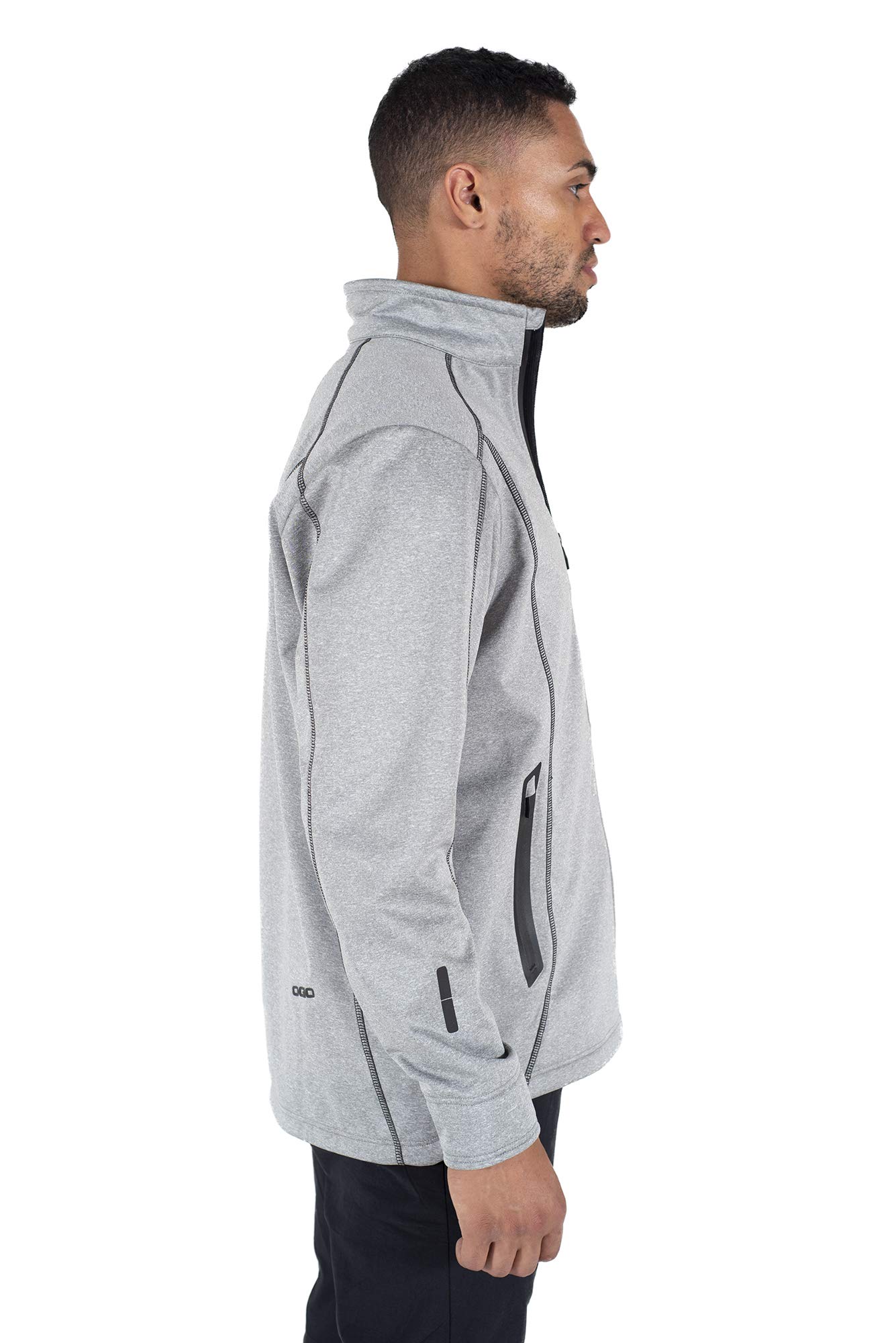 OGIO All Elements Tech Full Zip Jacket, Gray, XX-Large