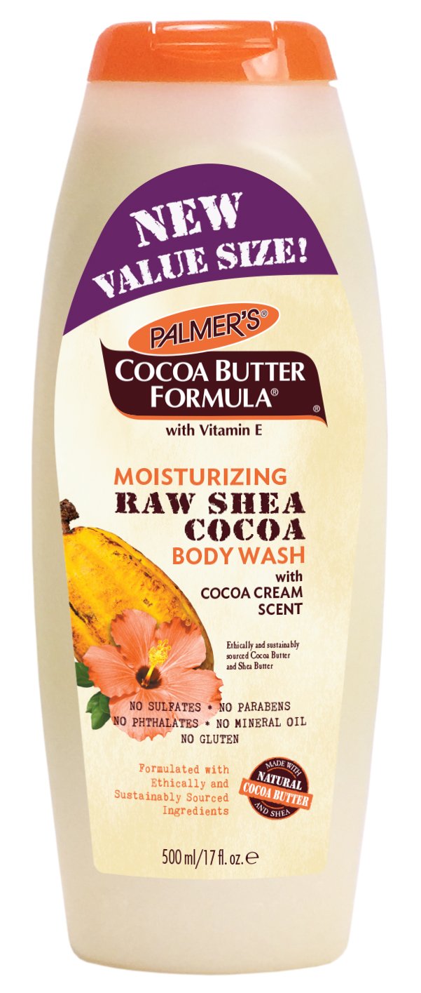 Palmer's Moisturizing Raw Shea Cocoa Butter Body Wash, 17 Ounce