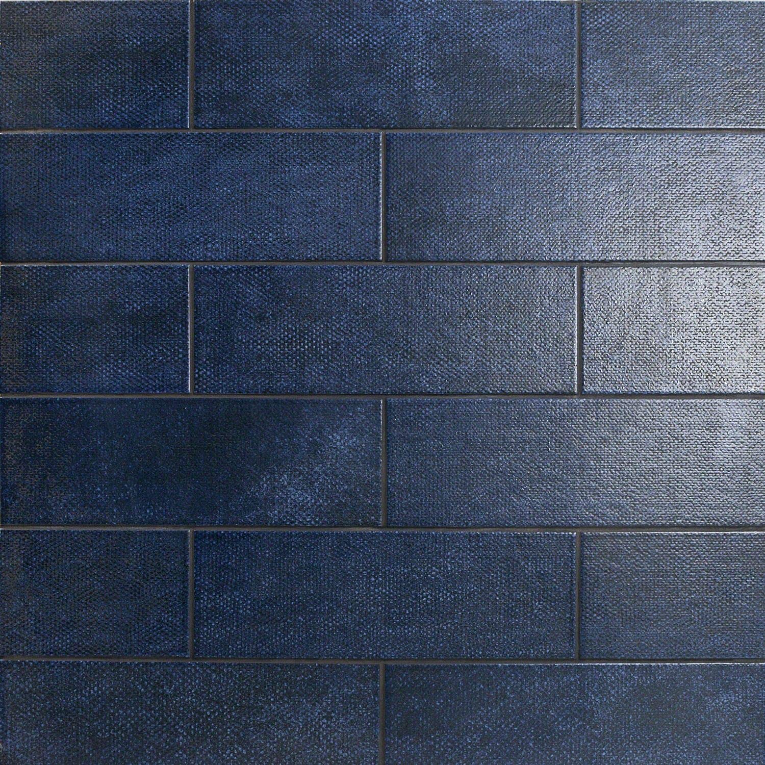 Piston Camp Blue Canvas 4 in. x 12 in. Ceramic Subway Wall Tile (34 Pieces 10.97 Sq. Ft. / Case)