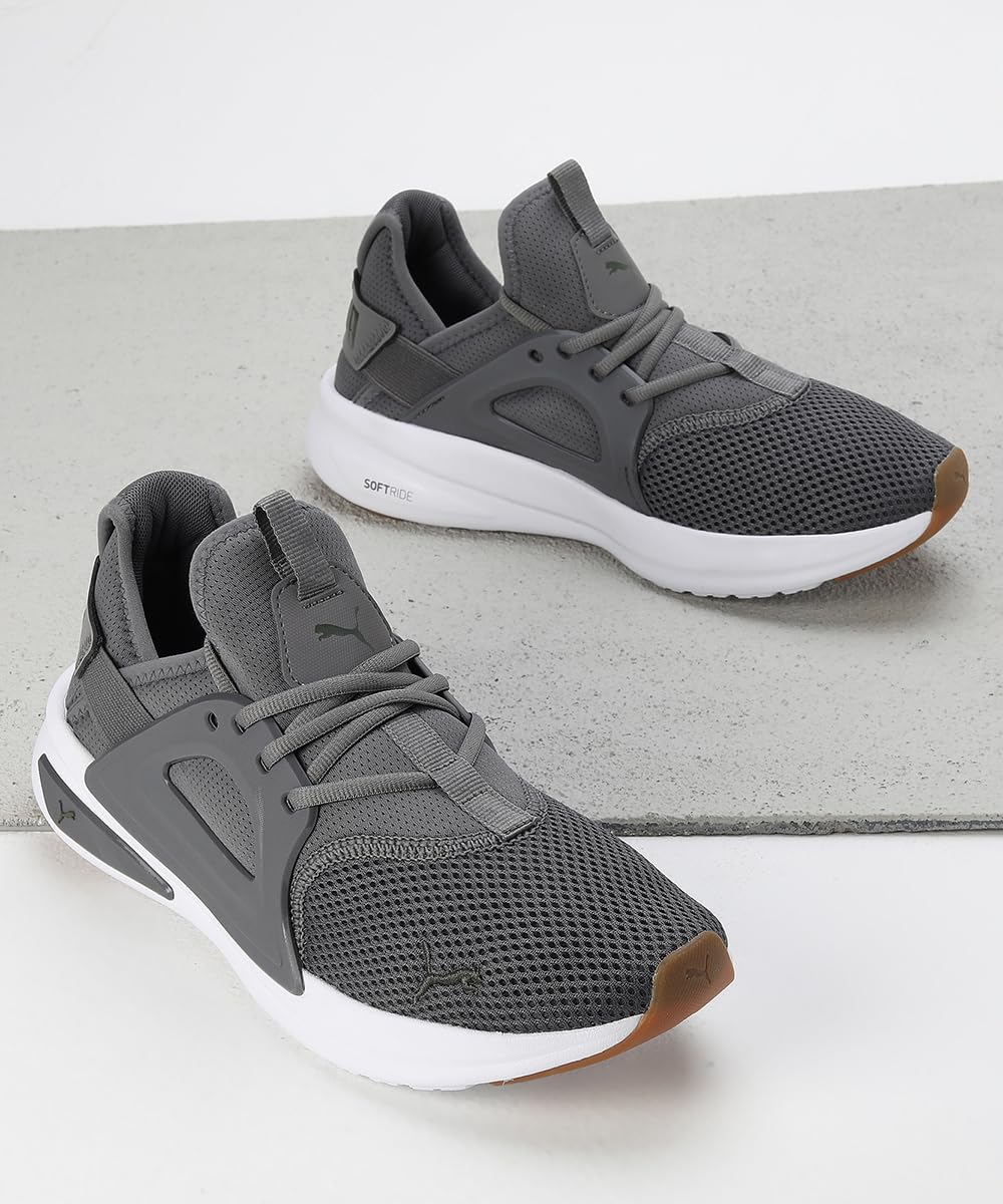 PUMA(プーマ) Unisex's Running Training Sneakers Athletic Shoes, Cool Dark Grey/Martle/Gum/Puma White, 27.0 cm