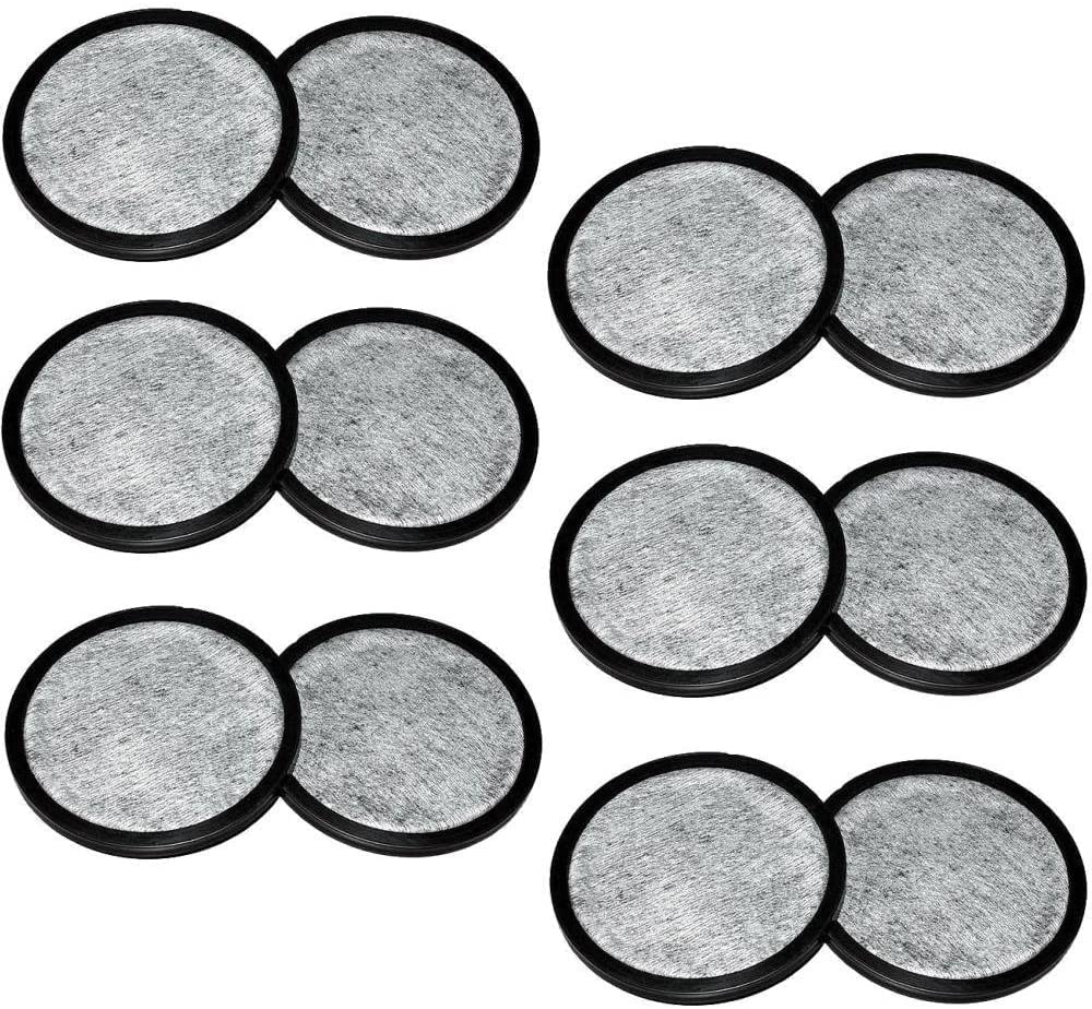 Sumex 12-Pack of Mr. Coffee Compatible Water Filter Discs - Universal Fit - Replacement Charcoal Water Filter Discs for Coffee Brewers