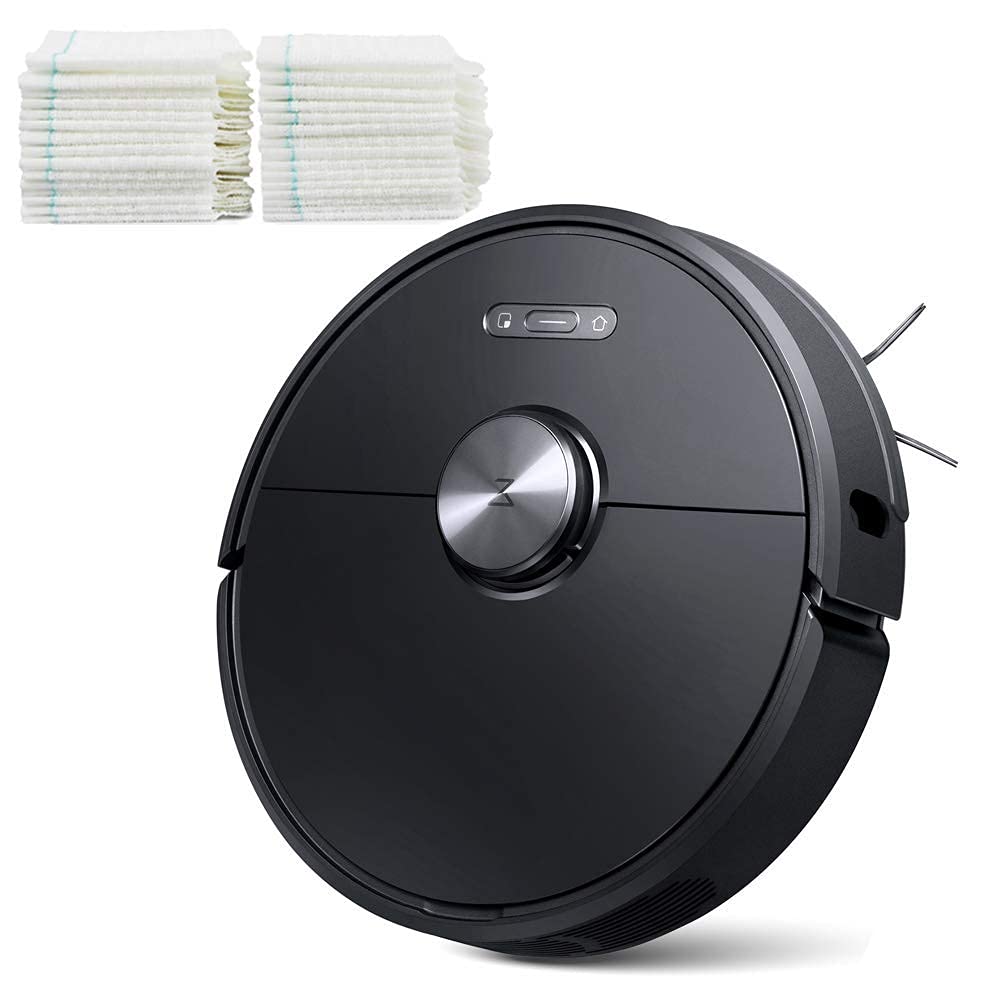 roborock S6 Robot Vacuum Cleaner and Disposable Mop Cloth(30pcs)