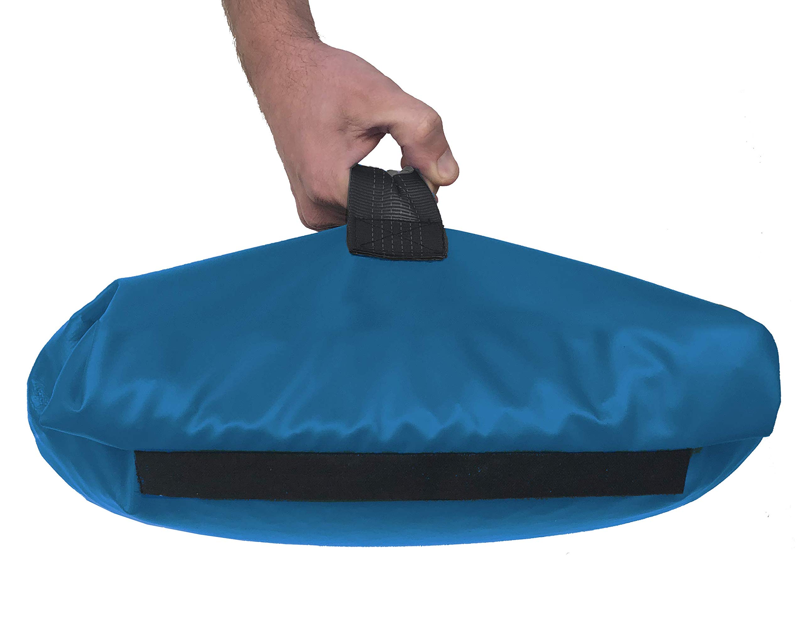 ROC SAC Ballast Bag, 40 to 60+ Pound Capacity, for Wakesurfing and Wakeboarding (Blue, Empty)