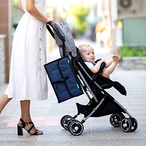 Portable Changing Pad Diaper Bag β Premium Quality Baby Changing Pad Baby Diaper Bag β Sleek, Chic, Zip-Apart Portable Diaper Changing Pad Diaper Clutch w/Zip Storage, Smart Handles and Wipe Pockets!