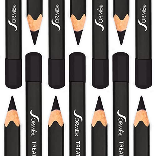 Sorme Treatment Cosmetics Smearproof Eyeliner 0.16oz | Long Lasting Black Waterproof Eyeliner Pencil | Smudge-Proof Waterline Eyeliner | Cruelty-Free and Gentle Pencil Eyeliner