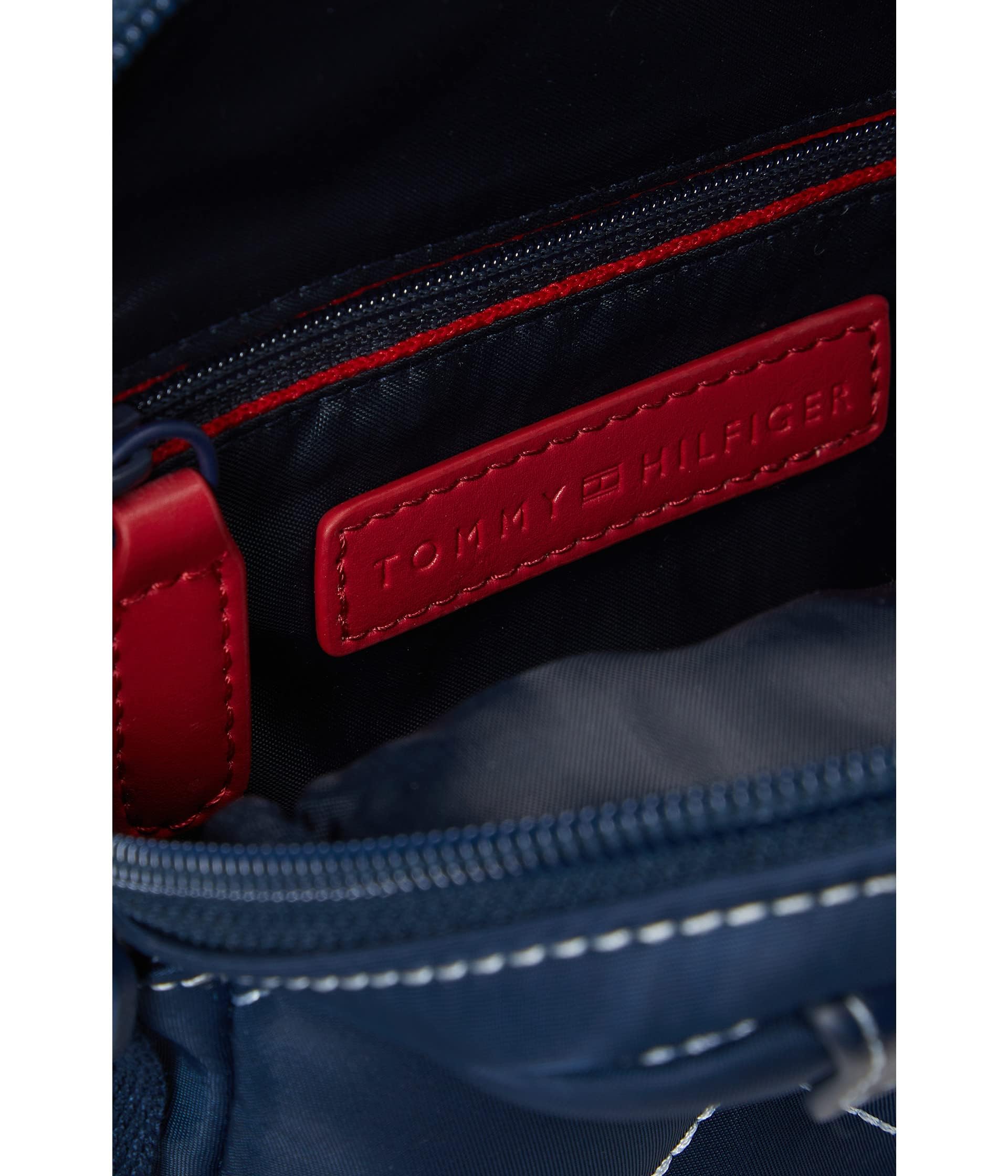 Tommy Hilfiger Daisy Mini Reporter Quilted Smooth Nylon Tommy Navy One Size