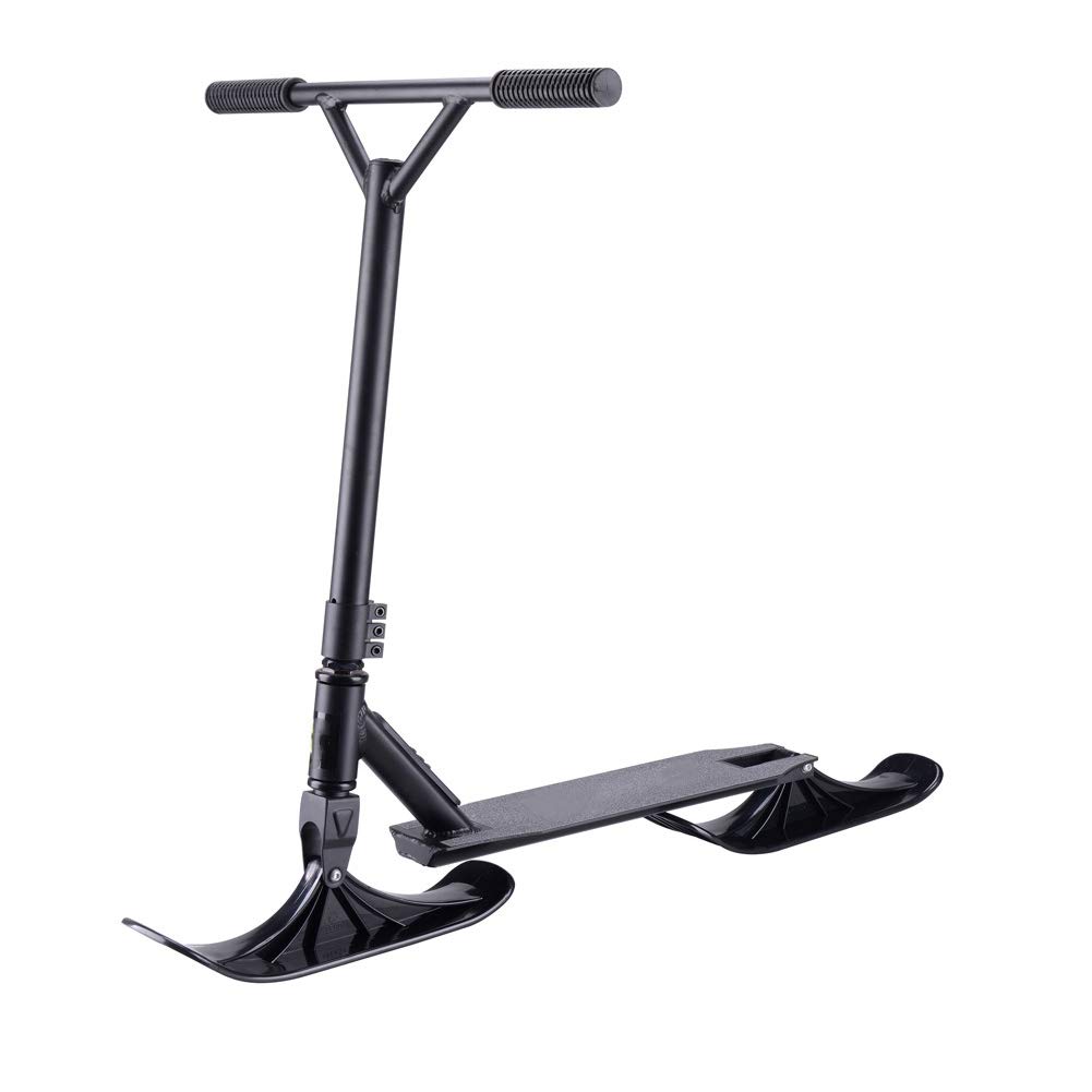 Ski Sleigh Board - 2pcs Sleds Snow Sleds Black Winter 2 in 1 Practical Scooter Parts Outdoor Sports Ski Board Replcement(Black,size:38 x 11 x 9 cm)
