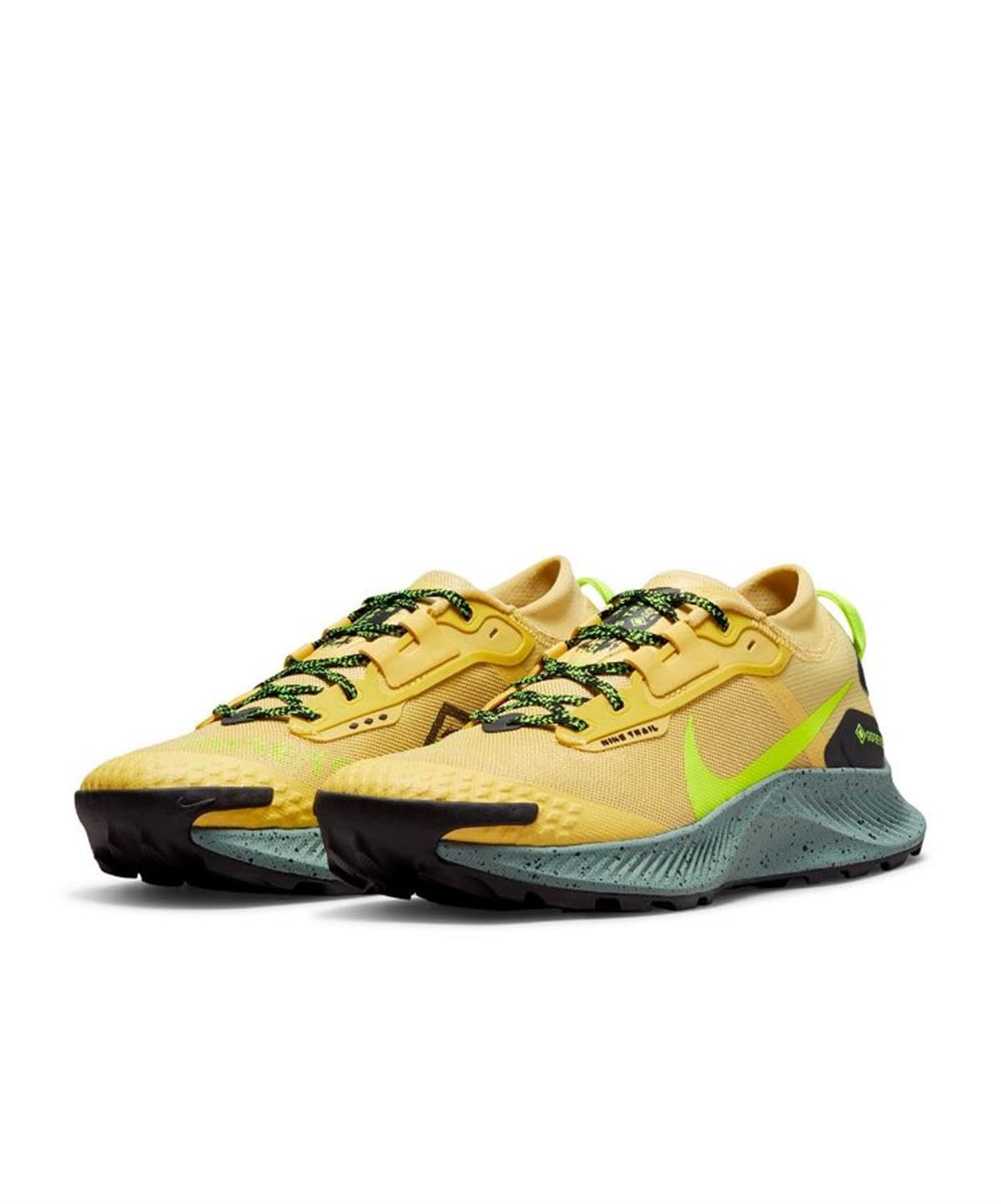 Nike Air Pegasus Trail 3 GTX Running Trainers DC8793 Sneakers Shoes (UK 11 US 12 EU 46, Celery Volt Black Dusty sage 300)