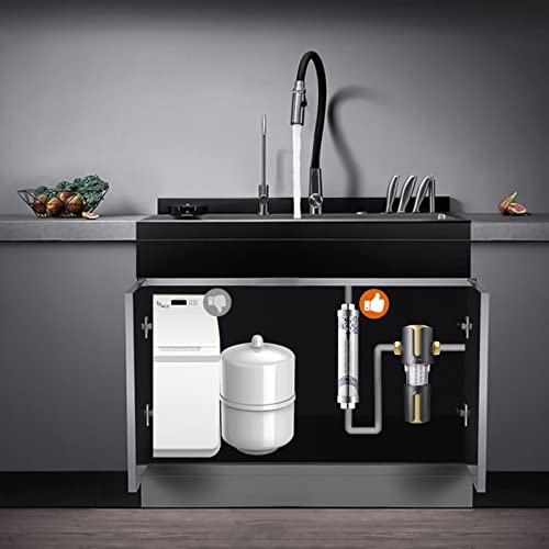 Whole House Water Filtration System, Central Water Softener, Reusable Pure Physical Type Salt-Free Water Softener, Ten Years Scale Inhibition Without Scaling, Joint US and Chinese Tech.