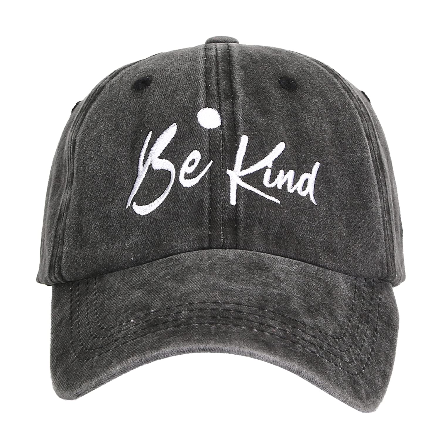 TUREIOP Embroidered Bee Be Kind Baseball Cap Hat Fun Baseball Cap Cool Trucker Hat Outdoor Camping Gift Accessories Snapback