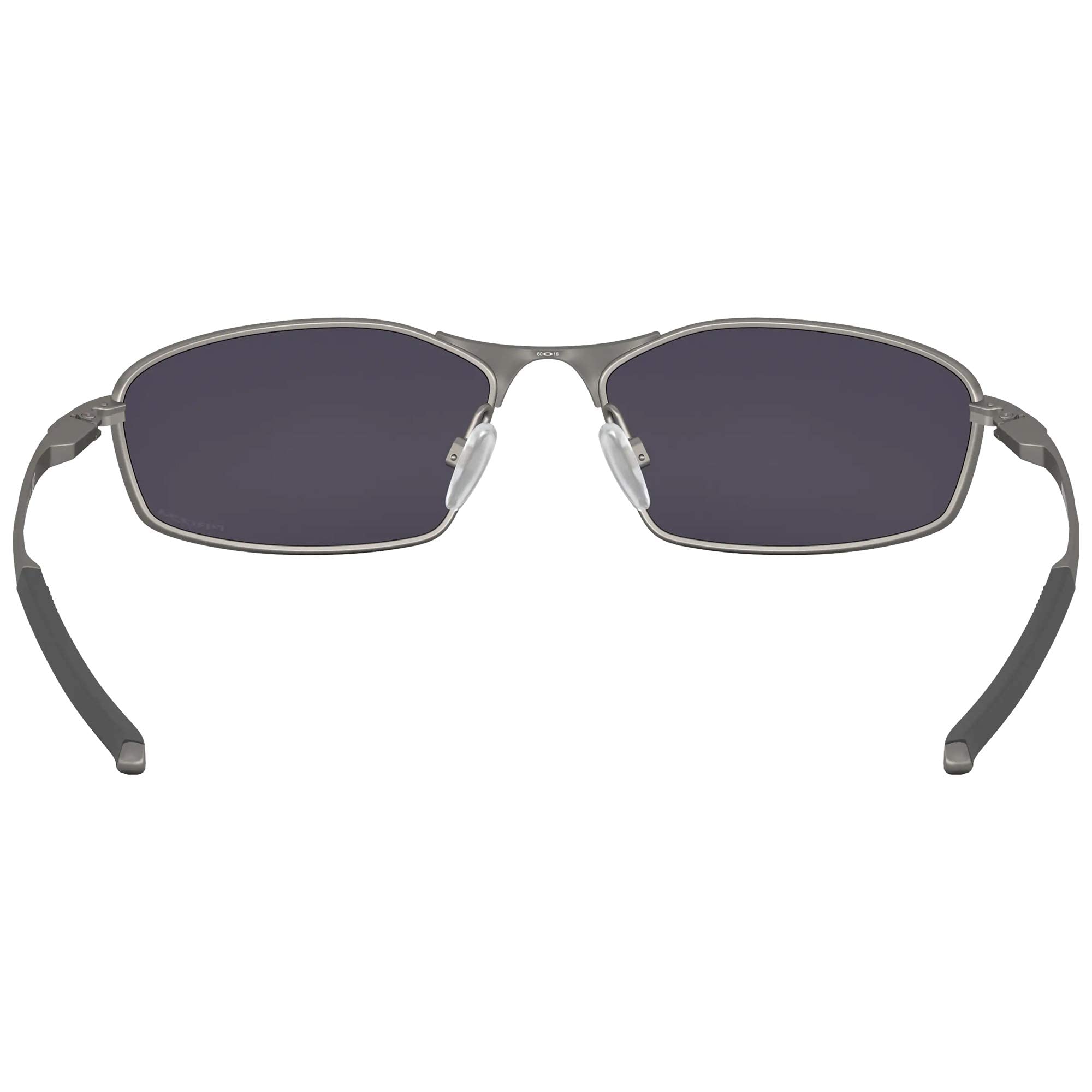 Oakley Men's OO4141 Whisker Oval Sunglasses, Matte Gunmetal/Prizm Ruby, 60 mm