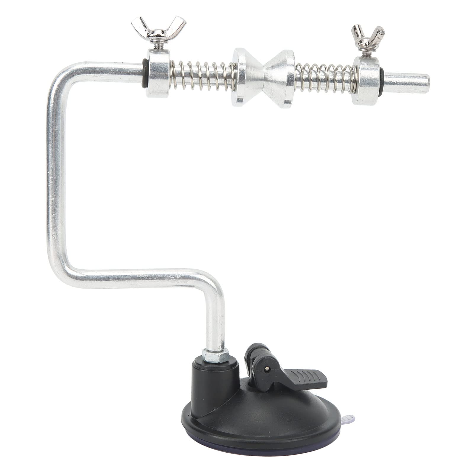 SPYMINNPOO Fish Line Spooler, Fishing Wire Winder System Aluminium Alloy Vacuum Sucking Cup Type Handle Fish Line Winding Tool Brakerotor Fishing Boat Winder