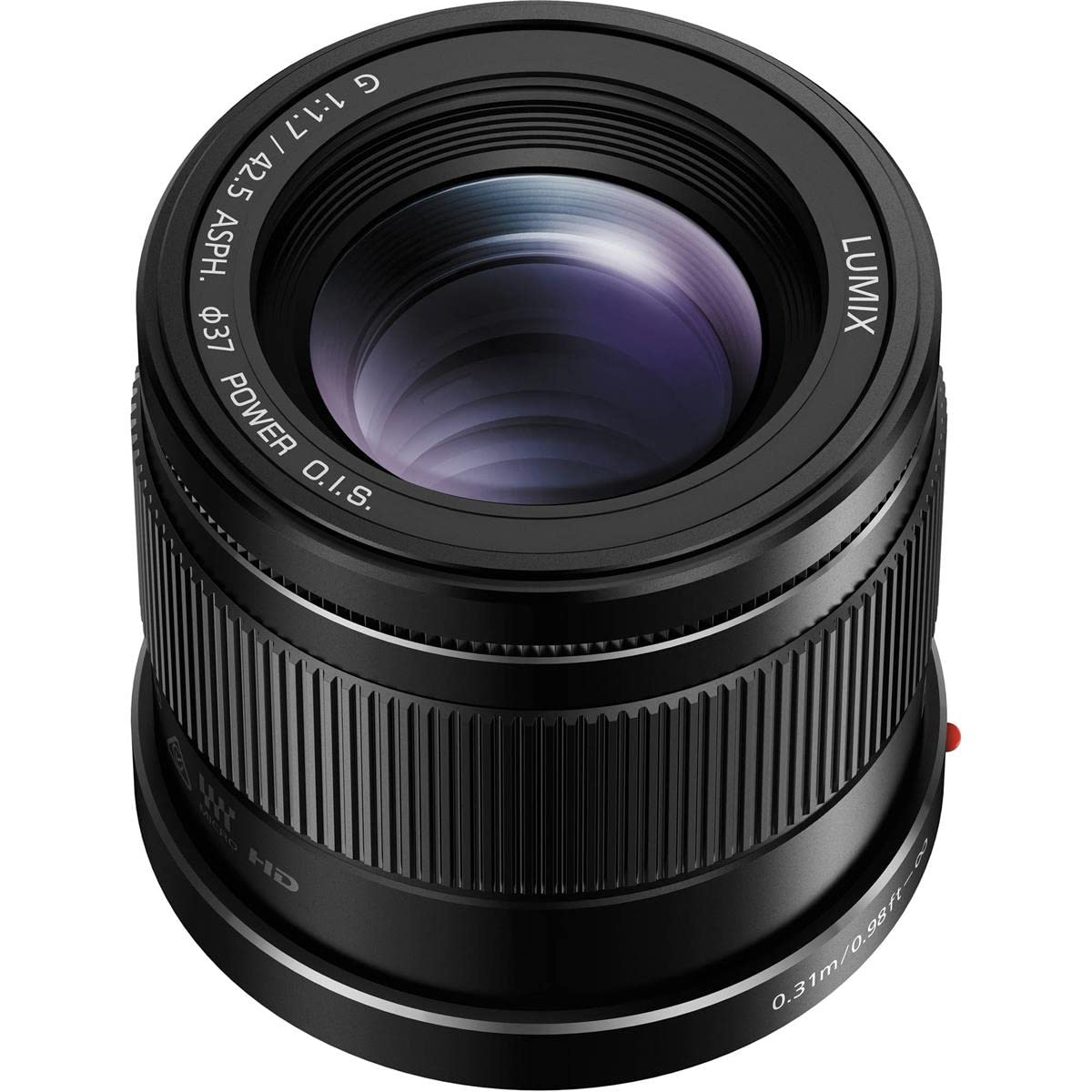 Panasonic LUMIX G LENS, 42.5MM, F1.7 ASPH., MIRRORLESS MICRO FOUR THIRDS, POWER OPTICAL I.S., H-HS043K (USA BLACK)