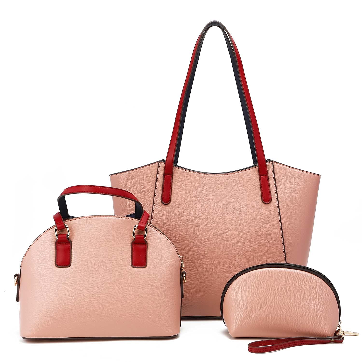 Nicole Lee Dream ofAll Colors 3 Piece Set (Shopper, Mini Dome Satchel, Pouch)