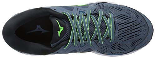 Mizuno mens Wave Sky 2 Running Shoe, Blue Mirage/Evening Blue, 8.5 US
