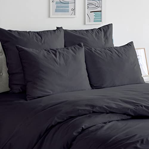 Sunday Home 400 Thread Count 100% Cotton Sheets Damask Stripe Sky Blue Queen Sheets Set 4 Piece - Ultra Soft Long Staple Sateen Weave Luxury Bed Sheet Set with 16" Deep Pockets - Oeko Tex Certified