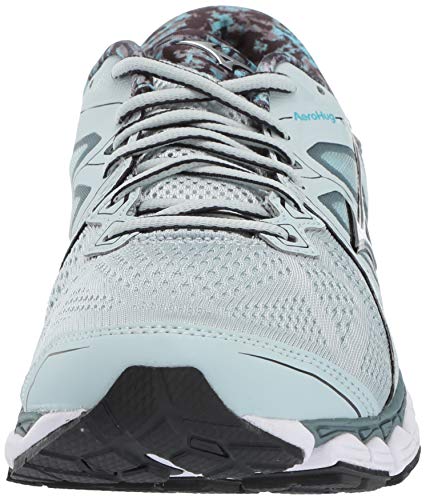 Mizuno Women's Wave 2 Running Shoe, Sky Gray-Silver, 7 B US