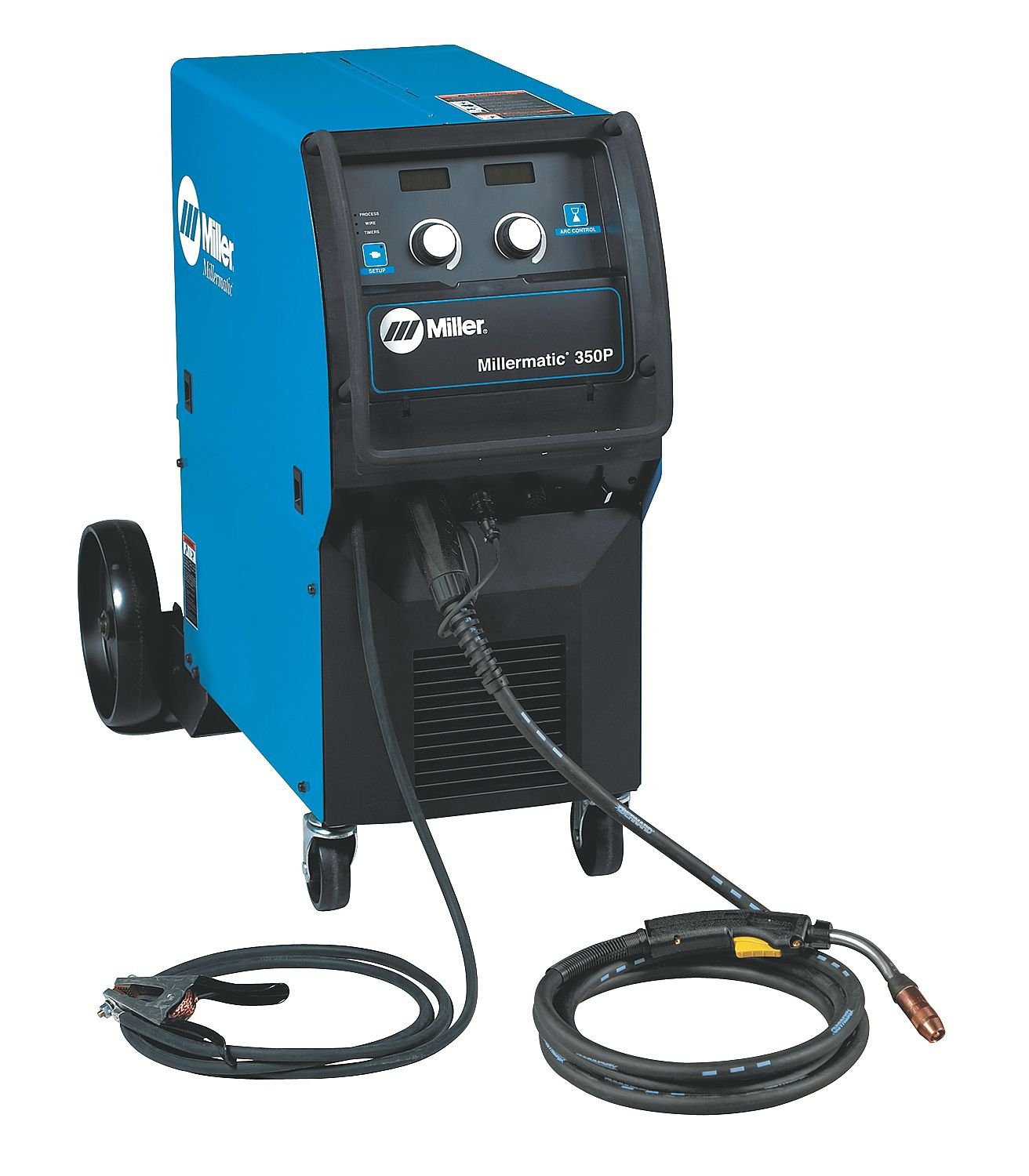 Miller Electric MIG Welder, Wheeled, 200/230/460VAC (907300)
