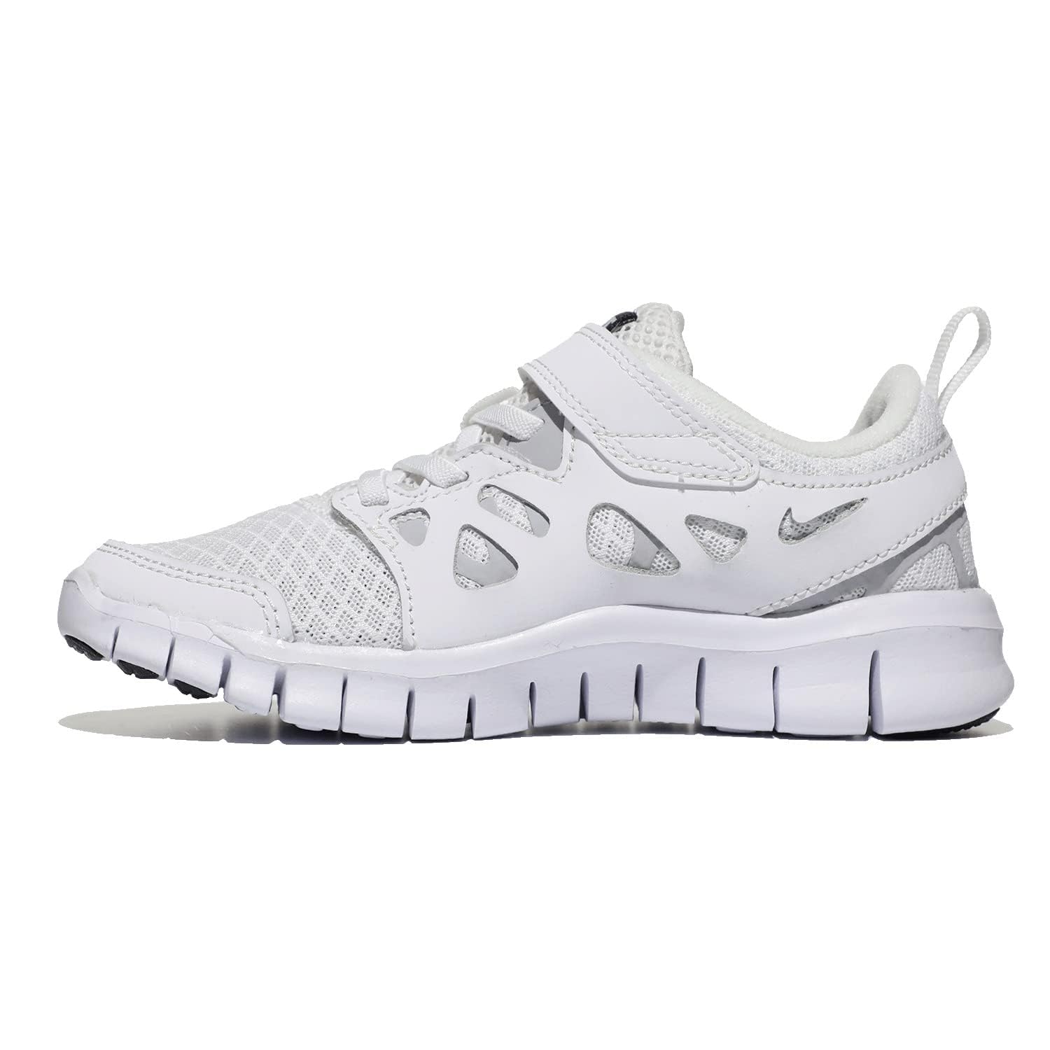 Nike Boy's Free Run 2 (Little Kid) White/Black/Wolf Grey 13 Little Kid M