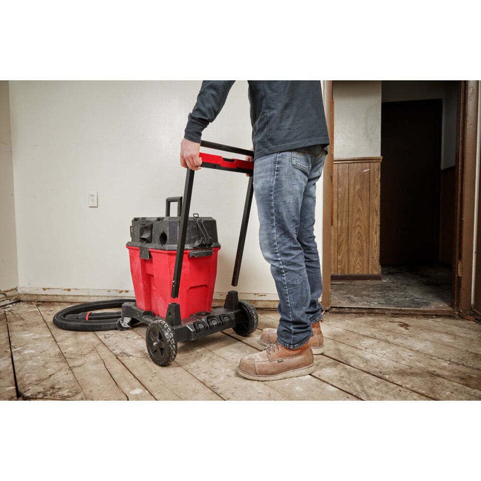 Milwookee Fits Milwaukee 0933-20 Premium Wet/Dry Vacuum Cart,Rolling Tool Box,Tool Box with Wheels,Dolly cart, Red