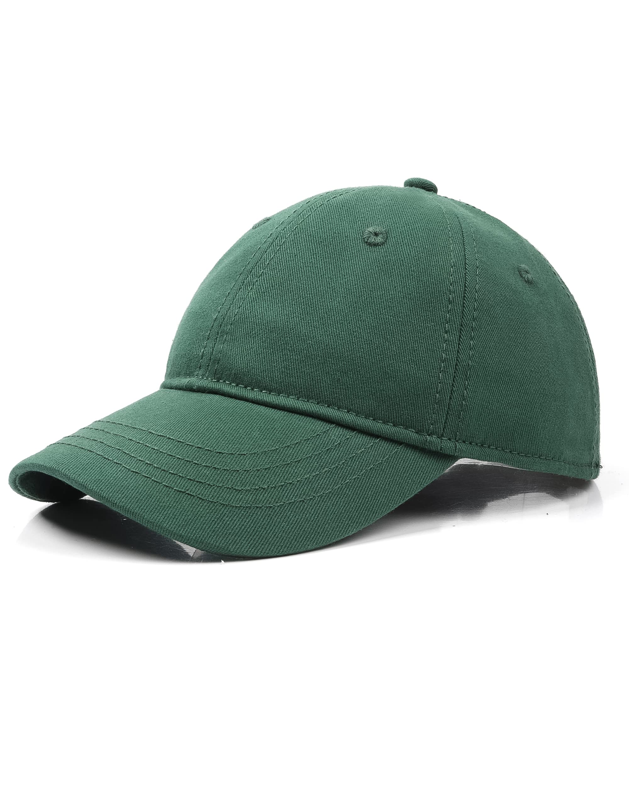Zylioo Tiny Size Cap for Adult/Children,Small Size Tennis Cap,Soft Crown Solid Color Dad Cap,Adjustable Unisex Hiking Cap