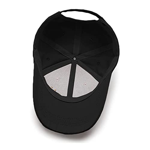 Trucker Hat Women Men, Embroidered Mesh Baseball Cap Adjustable Snapback Preppy Hat