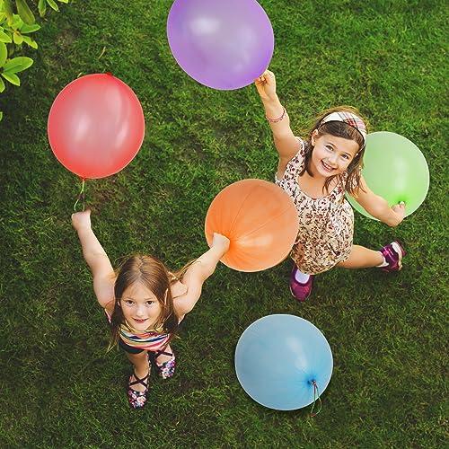 RUBFAC 20 Punch Balloons Thickened Punching Balloon Heavy Duty Party Favors for Kids, Bounce Balloons with Rubber Band Handle for Birthday Party