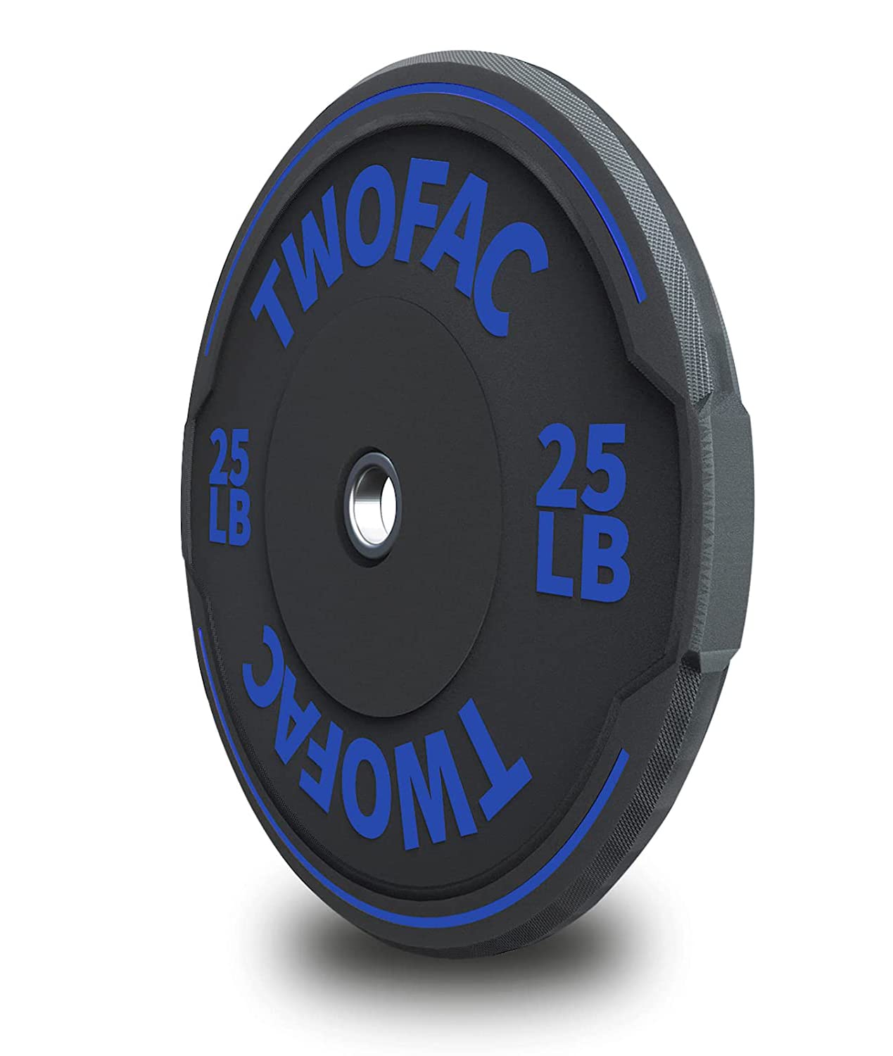 Olympic Weight Plates Set for Home Gym, Olympic Barbell Weight Set, Rubber Bumper Plates Set for Weight Lifting and Strength Training 25Lbs