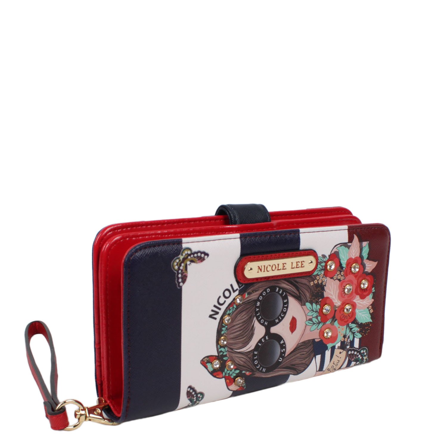 Nicole Lee "Judith Loves Flower Print Wallet