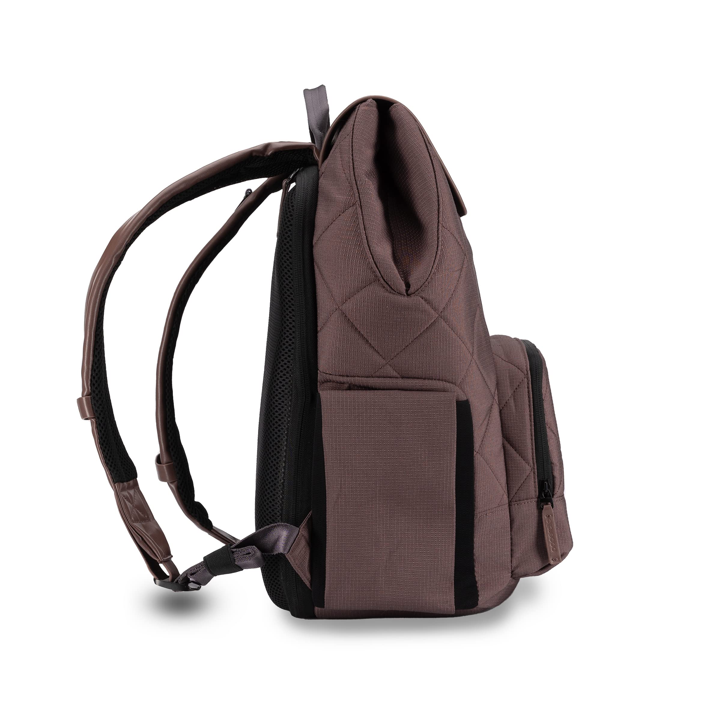 PAPERCLIP JoJo Diaper Bag Backpack - Eco Friendly - Large - Multifunctional - Black
