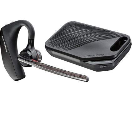 Plantronics Voyager 5200 Bluetooth Headset Earpiece with Charging Case Kit (Renewed)