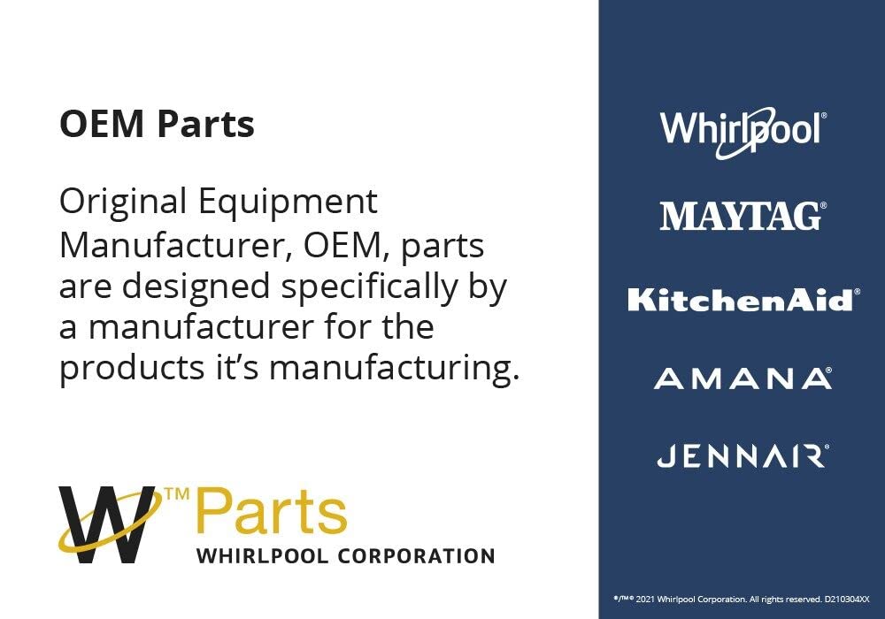 Whirlpool WPW10341329 Genuine OEM French Door Refrigerator Water Inlet Valve Replacement Part - Replaces W10341329