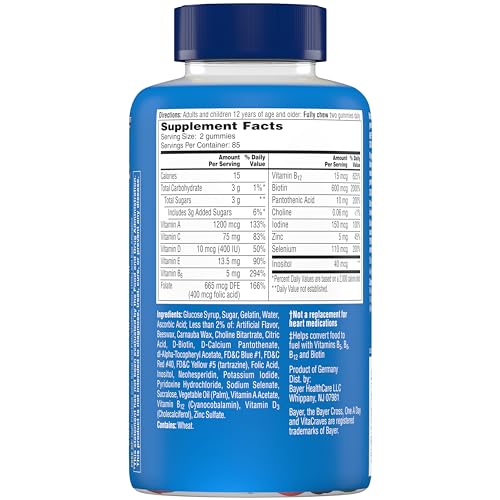 One A Day Men’s Multivitamin Gummies, Multivitamin for Men with Vitamin A, C, D, E, Calcium & More To Support Healthy Muscle Function, Gummies, 170 Count