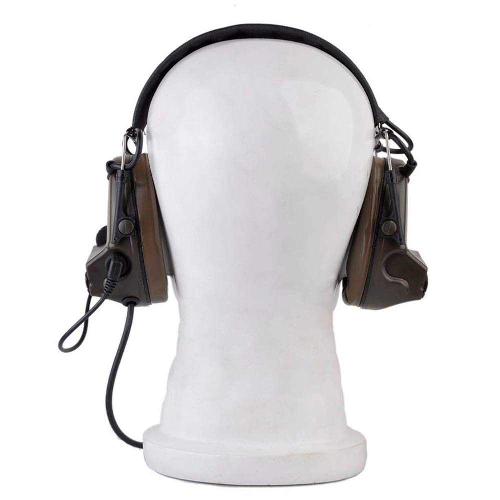 Newest Z Tactical Comtac II Tactical Headset Noise Reduction Electronic Sound Pickup Safety Ear Muffs with Microphon
