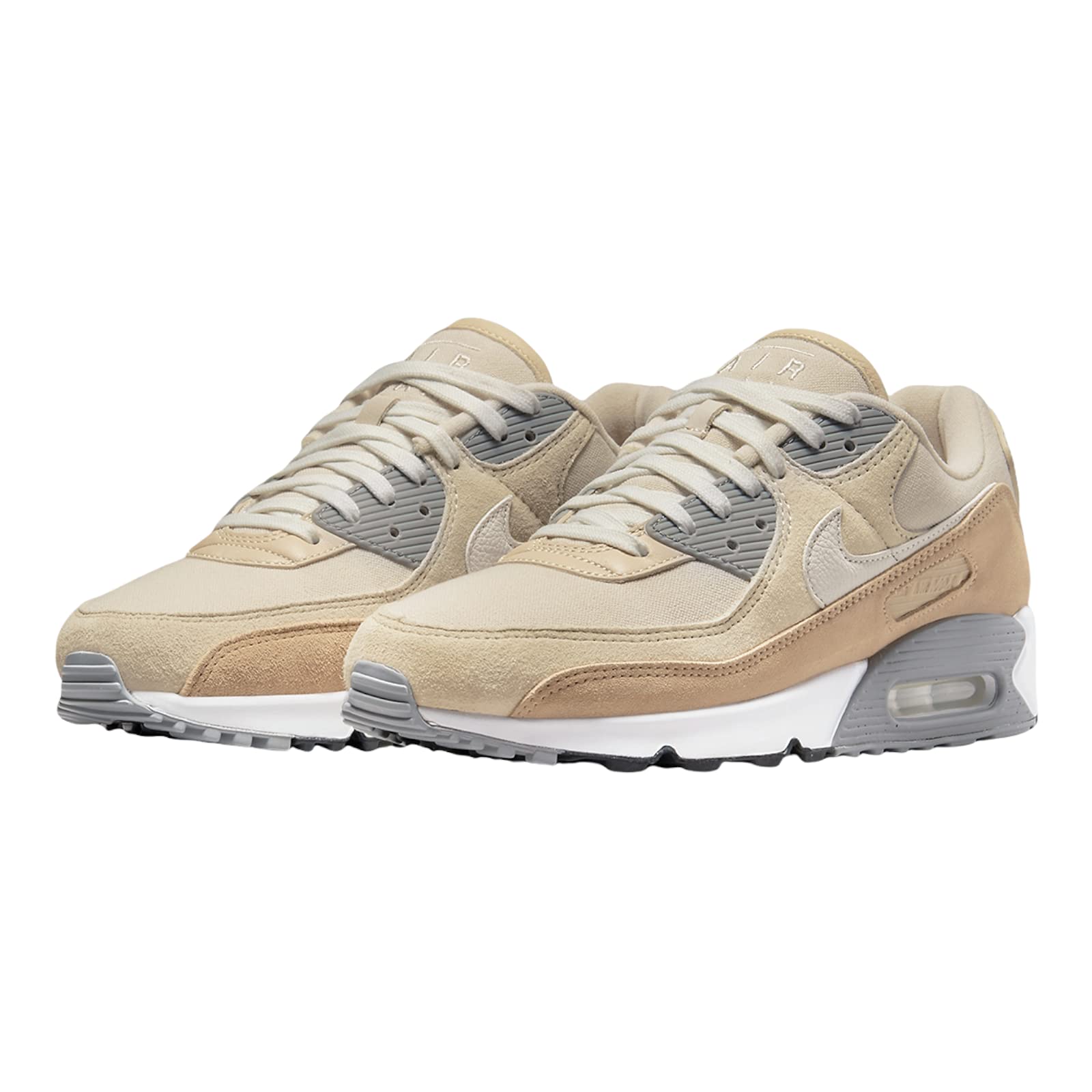 Nike Air Max 90 Tan Grey Unisex DA1641-201 Limited Edition (Air max 90, numeric_10)