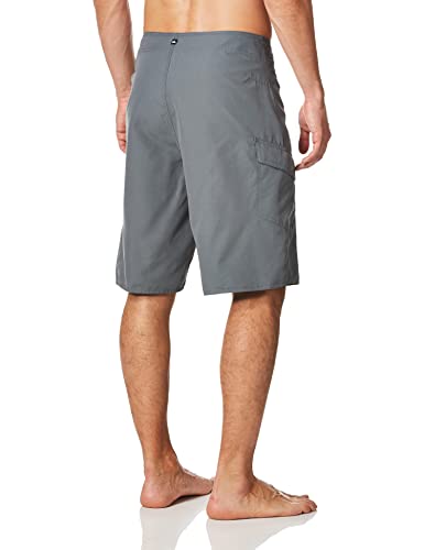 Quiksilver mens Manic 22 Inch Length Cargo Pocket Boardshort Swim Trunks, Iron Gate, 34 US