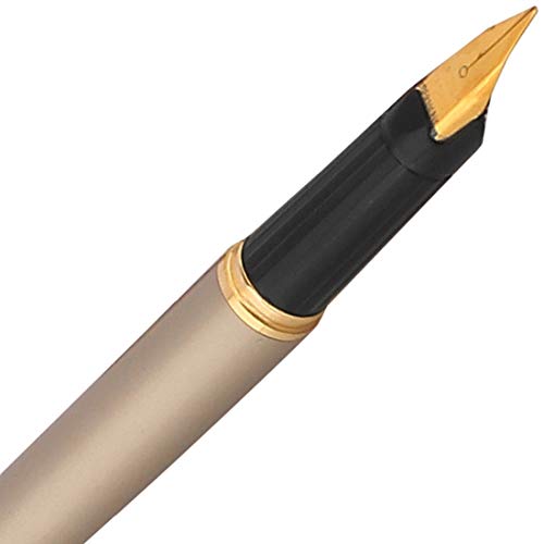 Oculus Swag-1332 Premium Collection Executive Medium Nib Golden Trims Metallic Fountain Metallic Pen.